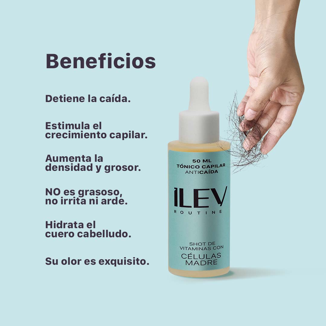 🧬 Tónico capilar fortificante con Células madre y Ácido Hialurónico – ILEV Routine - Daniela ...
